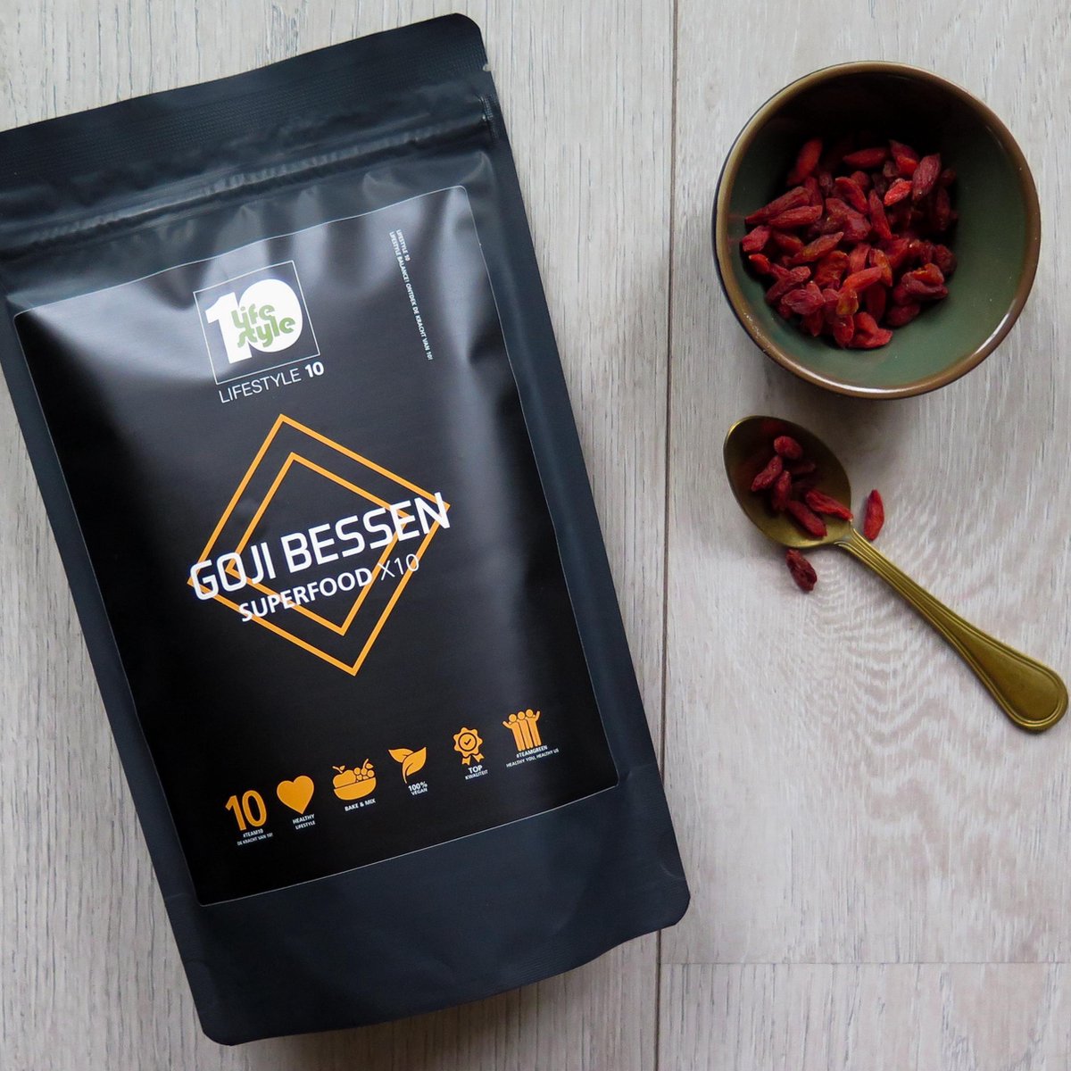 Goji Bessen: SUPERFOOD | Kruising Kers en Cranberry | 20 Mineralen | 18 ...