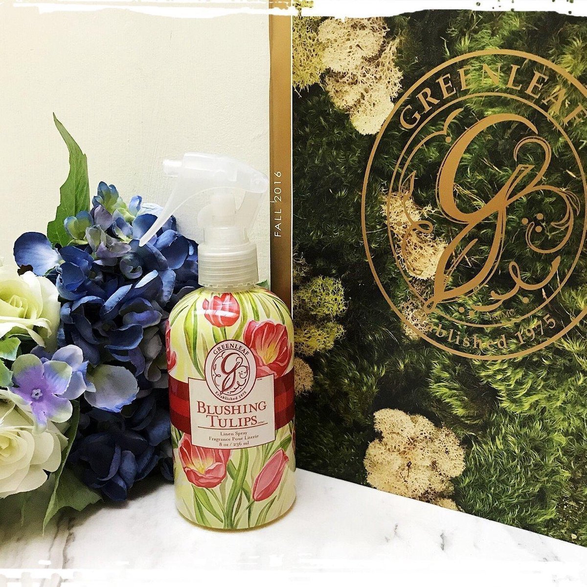 Greenleaf Linen Spray Blushing Tulips - zachte geur van frisse ...