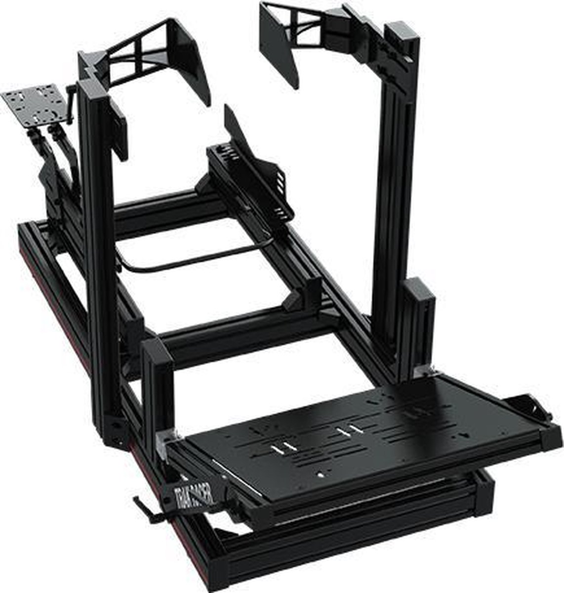 TR8020 Black TR80 Mach 2 80mm x 40mm Aluminium Cockpit with FANATEC ...