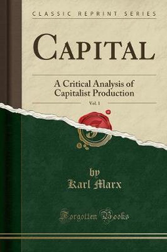 Capital, Vol. 1 | 9781330441527 | Karl Marx | Boeken | bol.com