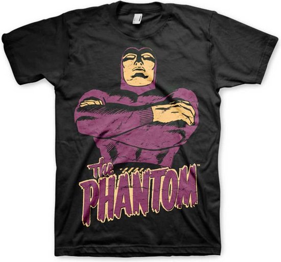 The Phantom Heren Tshirt -2XL- The Phantom Zwart | bol.com