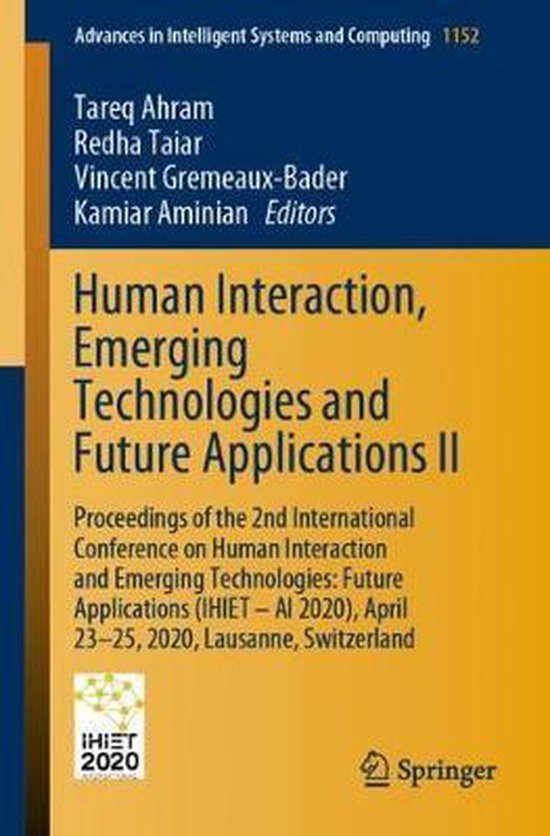 Advances in Intelligent Systems and Computing- Human Interaction, Emerging... | bol