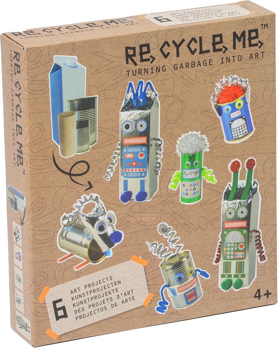 Re-Cycle-Me Robot Wereld - knutselpakket | bol.com