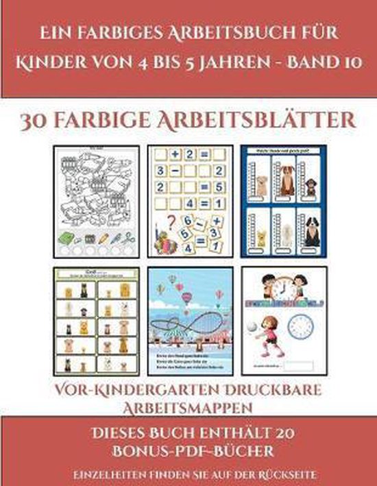 Vor-Kindergarten Druckbare Arbeitsmappen (Ein Farbiges Arbeitsbuch Fur ... Vor-Kindergarten Druckbare Arbeitsmappen (Ein Farbiges Arbeitsbuch Fur ...