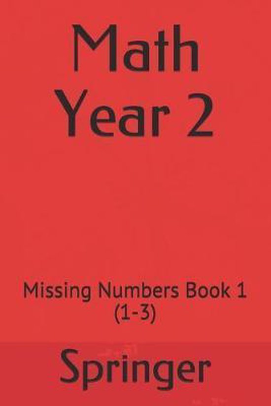 Math Year 2 | 9781689795487 | Springer | Boeken | bol.com