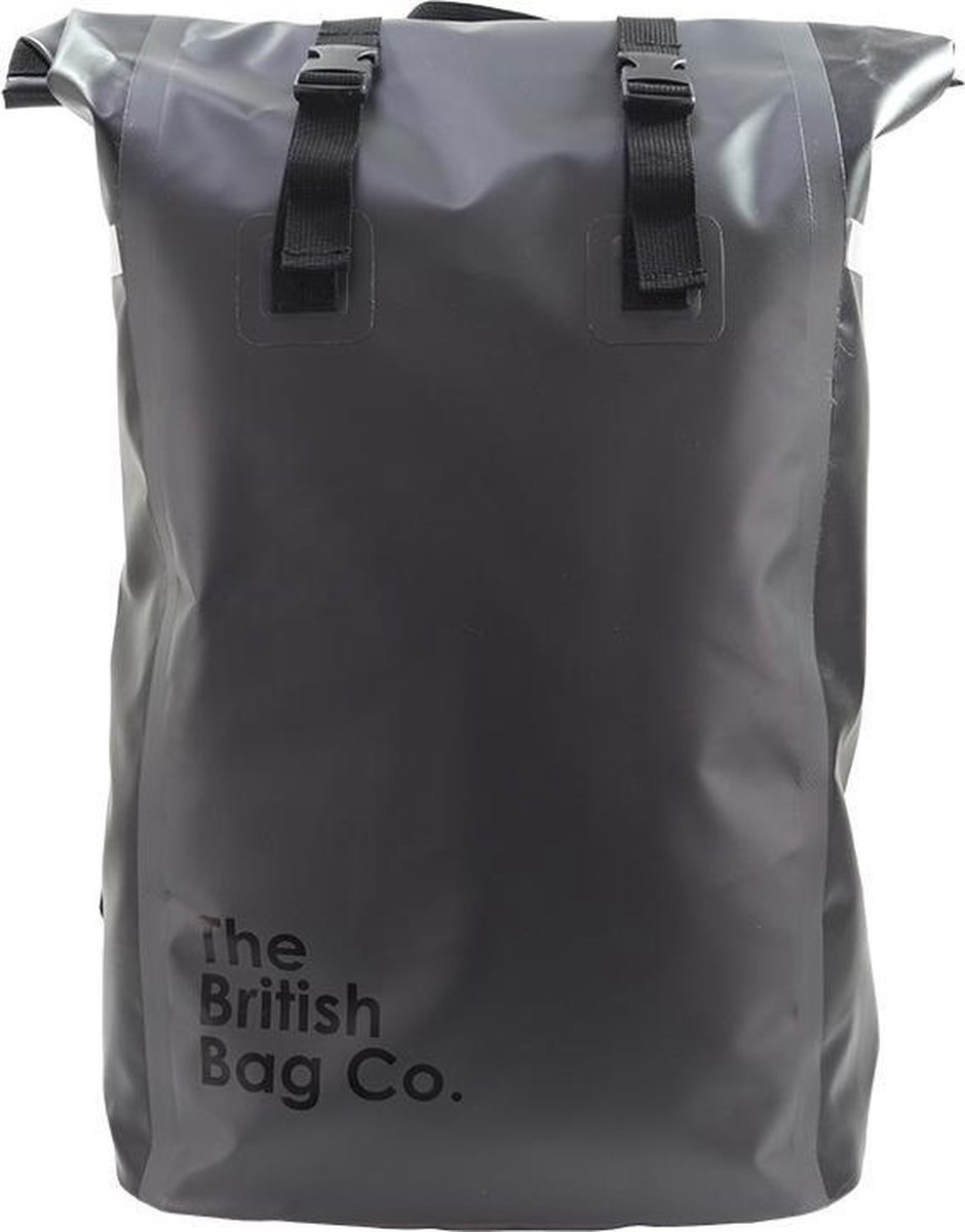 British Bag Company Rol-Up Dry Bag RuckSack Chalk Black | bol.com