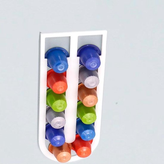 Koffie Capsule Houder - Wit - Capsulehouder - Capsule Houder - Muur ...