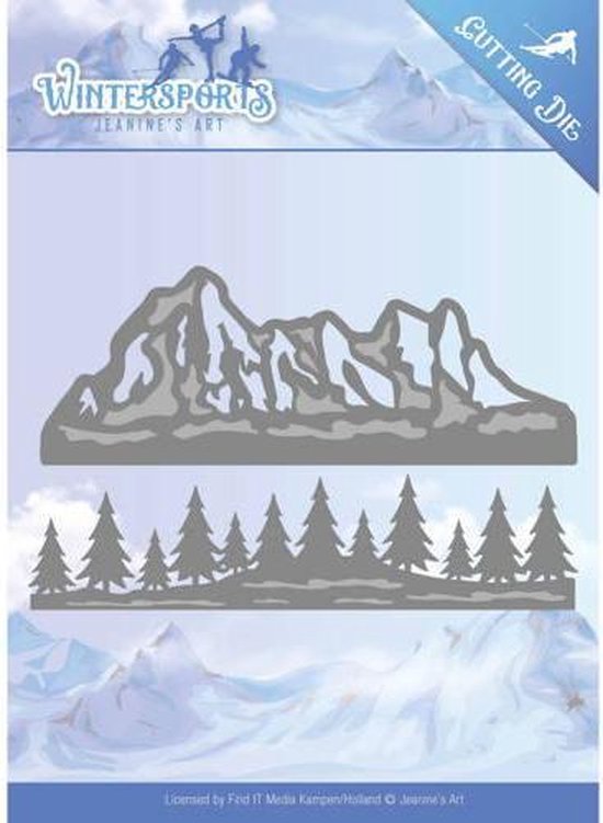 Mal - Jeanine's Art - Wintersports - Berg Rand | bol