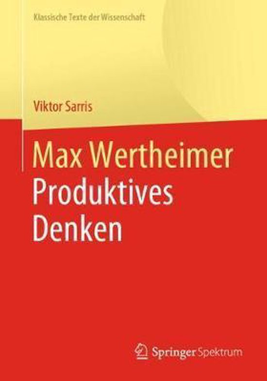Max Wertheimer | 9783662598207 | Viktor Sarris | Boeken | bol.com