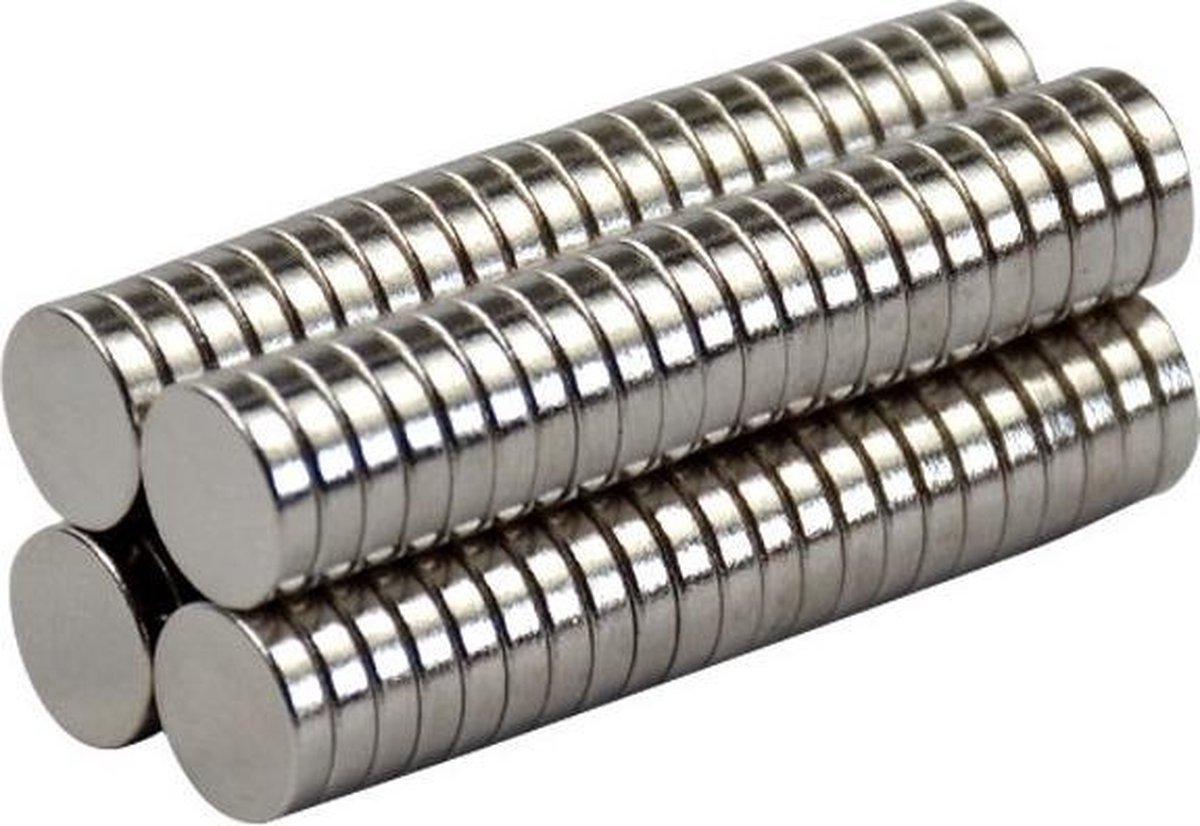 Super sterke magneten - 8 x 2 mm (25-stuks) - Rond - Neodymium ...