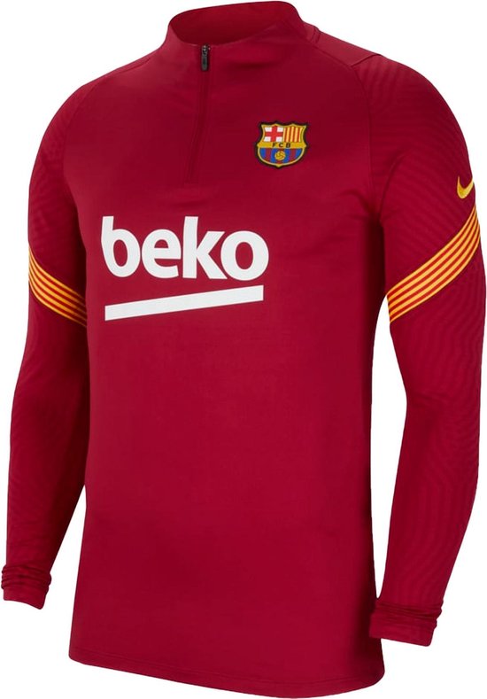 Nike FC Barcelona Dry Strike - Pull d'entraînement Homme - bordeaux ...