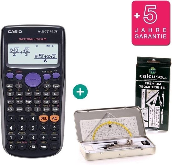 Casio FX 83 GT Plus + Geometrieset | bol.com