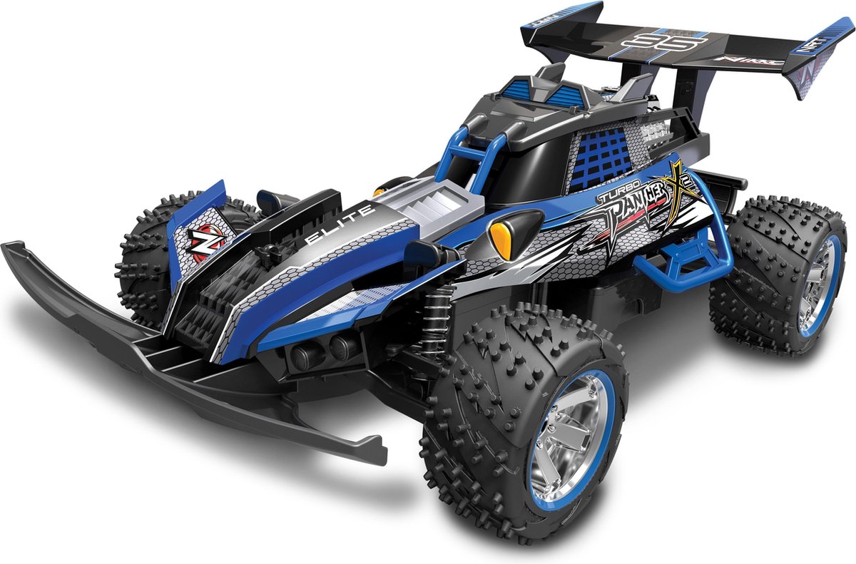 NIKKO RC Turbo Panther X2 Bestuurbare Auto - 20 km/h - Accu - Blauw | bol