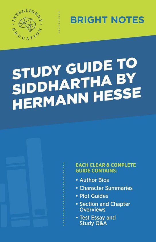 Bright Notes - Study Guide to Siddhartha by Hermann Hesse (ebook ...