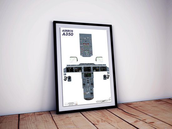 Airbus A350 - 900 / 1000 XWB - T-Bone small (Enkele A1 poster ...