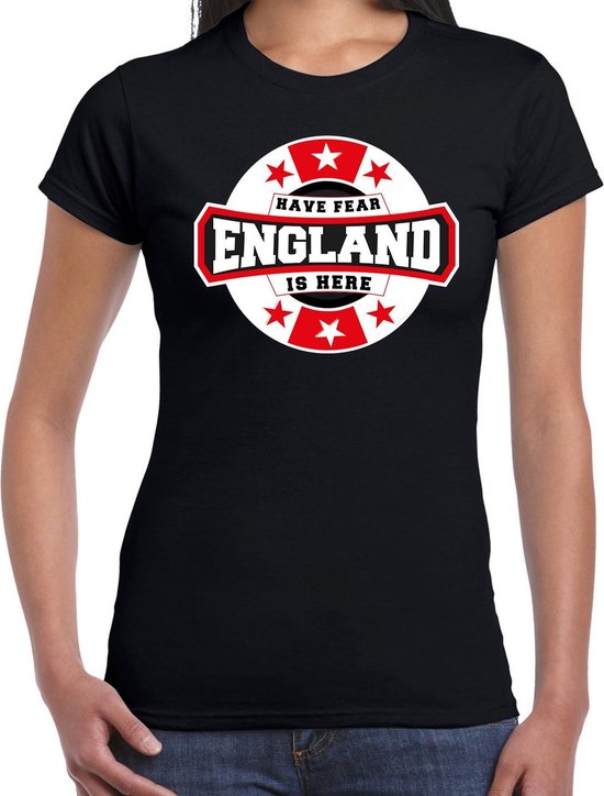 Have fear England is here t-shirt met sterren embleem in de kleuren van ...