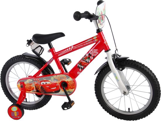 Vélo garçon Disney Cars 16 pouces assemblé à 95% | bol.com