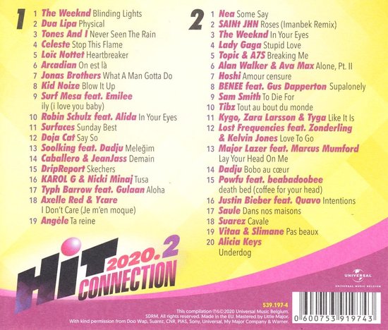 Hit Connection 2020.2, Ultratop | CD (album) | Muziek | bol