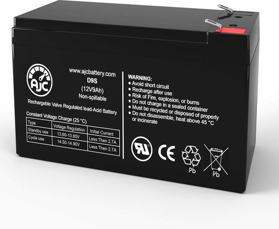 Batterie FirstPower FP1290-F2 12V 9Ah Acide scellé de Plomb - Ce ...