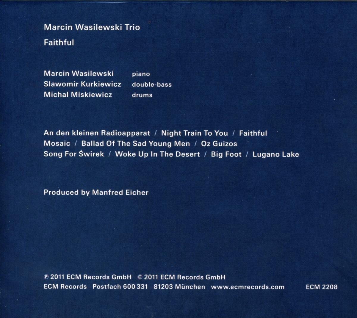 Marcin Wasilewski Trio - Faithful (CD), Marcin Wasilewski | Muziek | bol.com