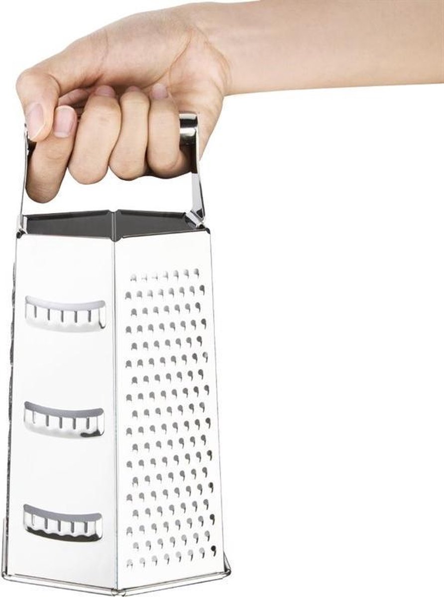 Professionele Rasp - RVS - 6-zijdig - Fijn & Grof raspen - Vogue | bol.com