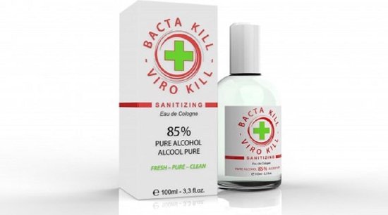 Bacta kill - Viro kill hygiëne spray 85% pure alcohol | bol