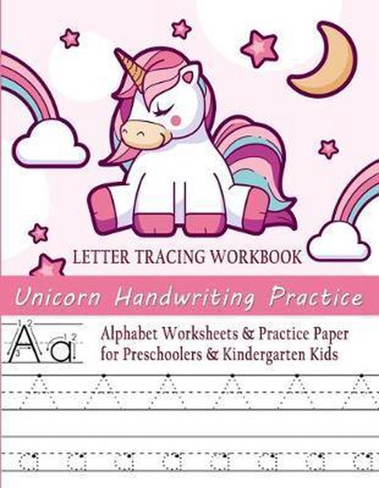 Handwriting Letter Tracing Workbooks- Unicorn Handwriting Practice ...
