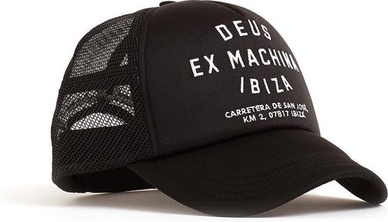 DEUS Ibiza Address Trucker cap - Black | bol