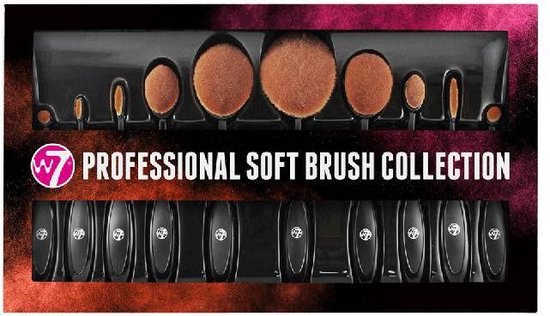 W7 Professional Soft Brush Collection Set - 10 Stuks | bol