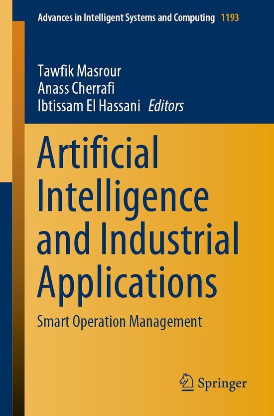 Advances in Intelligent Systems and Computing 1193 - Artificial Intelligence and... | bol.com
