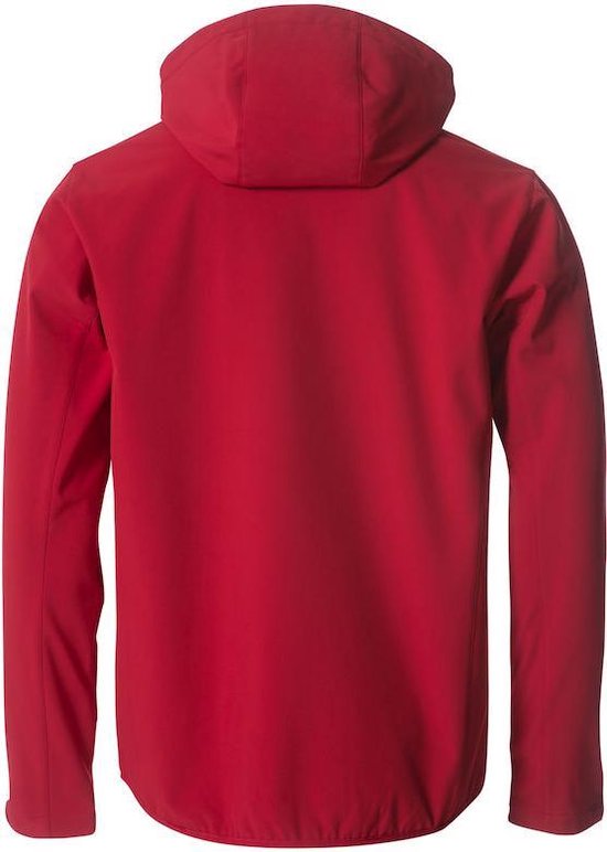 Clique Basic Hoody Softshell Jacket 020912 - Mannen - Rood - M | bol.com