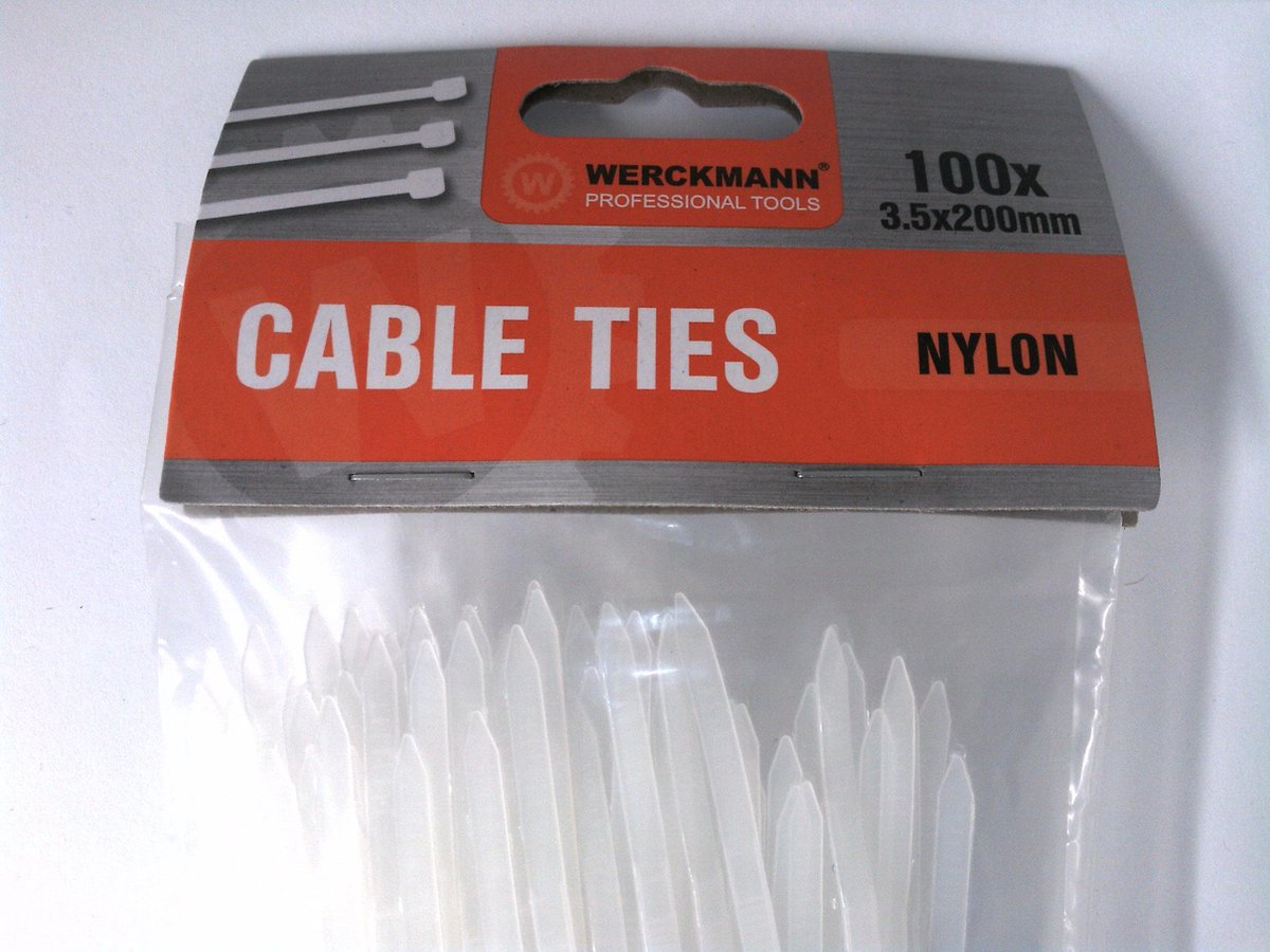Werckmann Kabelbinders 100 stuks | Cable Ties Nylon | bol.com