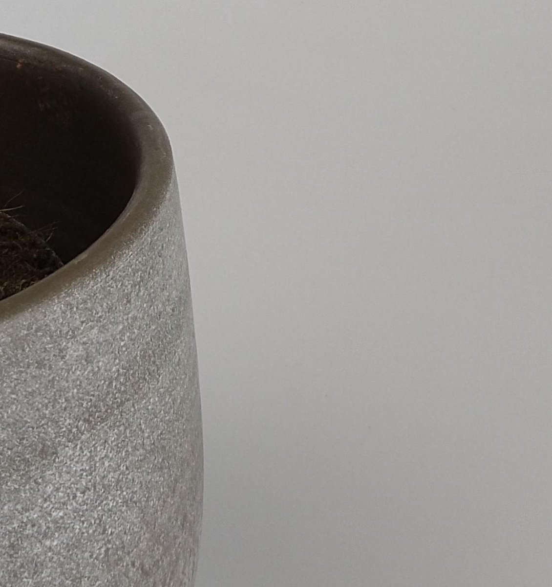 Hoge pot esra mystic grey bloempot binnen 20 cm | bol.com