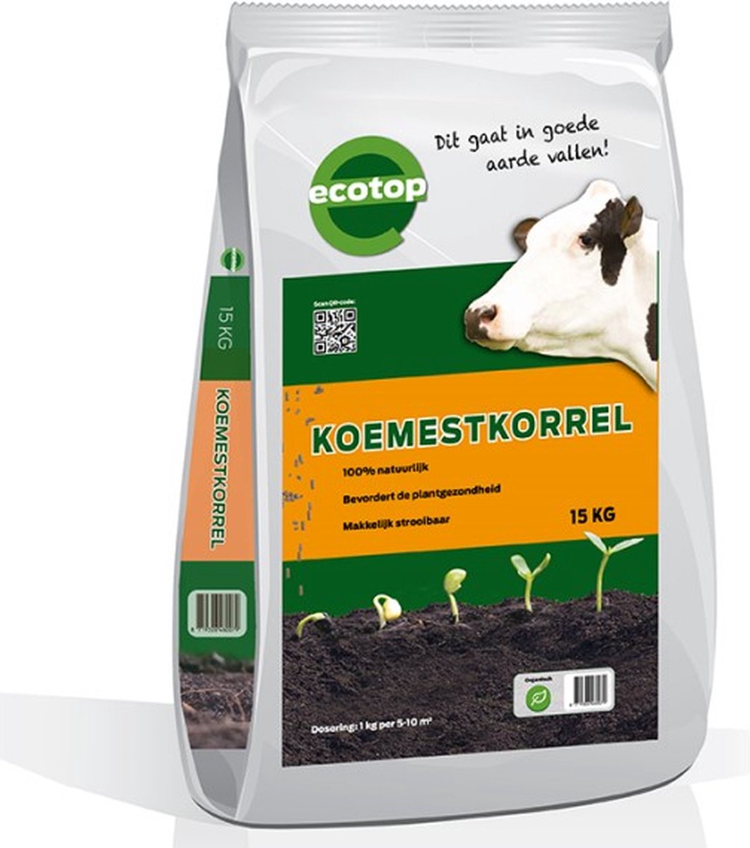 Ecotop geurarme koemestkorrels | koemest -korrel zak ca. 15,0kg ...