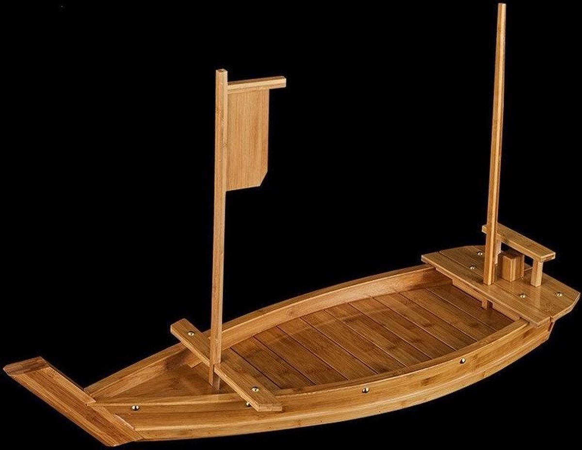 Sushi Boot Bamboe 80cm,Top Kwaliteit Sushi Boat -Japanse en Koreaanse ...