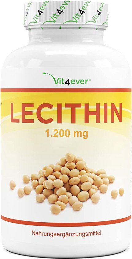 Lecithine 1200 mg – 240 softgels – premium: met fosfaathyden ...