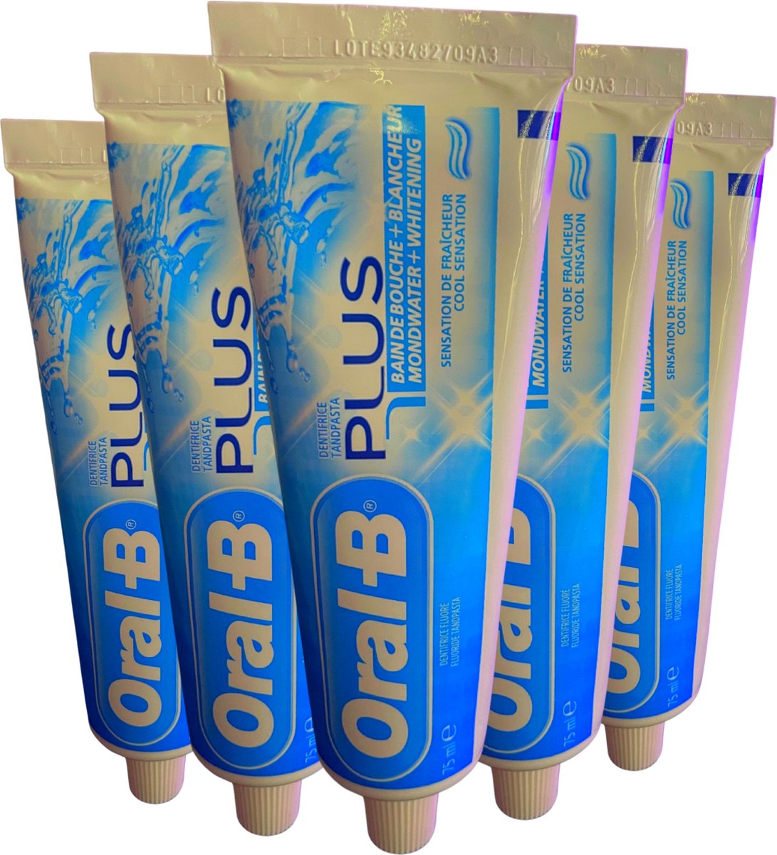 Oral-B Pro Plus Cool Sensation Tandpasta - Whitening Tandpasta ...