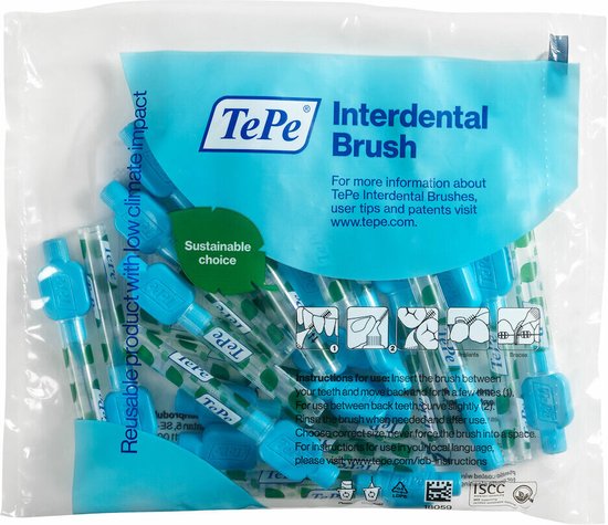 TePe Interdentale Ragers Original Blauw ISO maat 3 – 0,6 mm (20 stuks ...