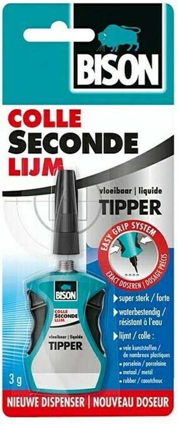 Bison Secondelijm 2ml met Tipper | bol.com