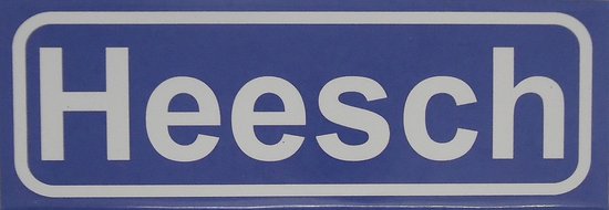 Koelkast magneet plaatsnaambord Heesch. | bol