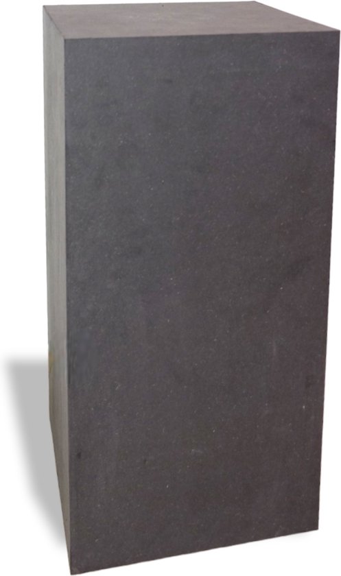 Zuil - Sokkel - Pilaar - Stonelook - Zwart - Mat - 30cm x 30cm x 60cm ...