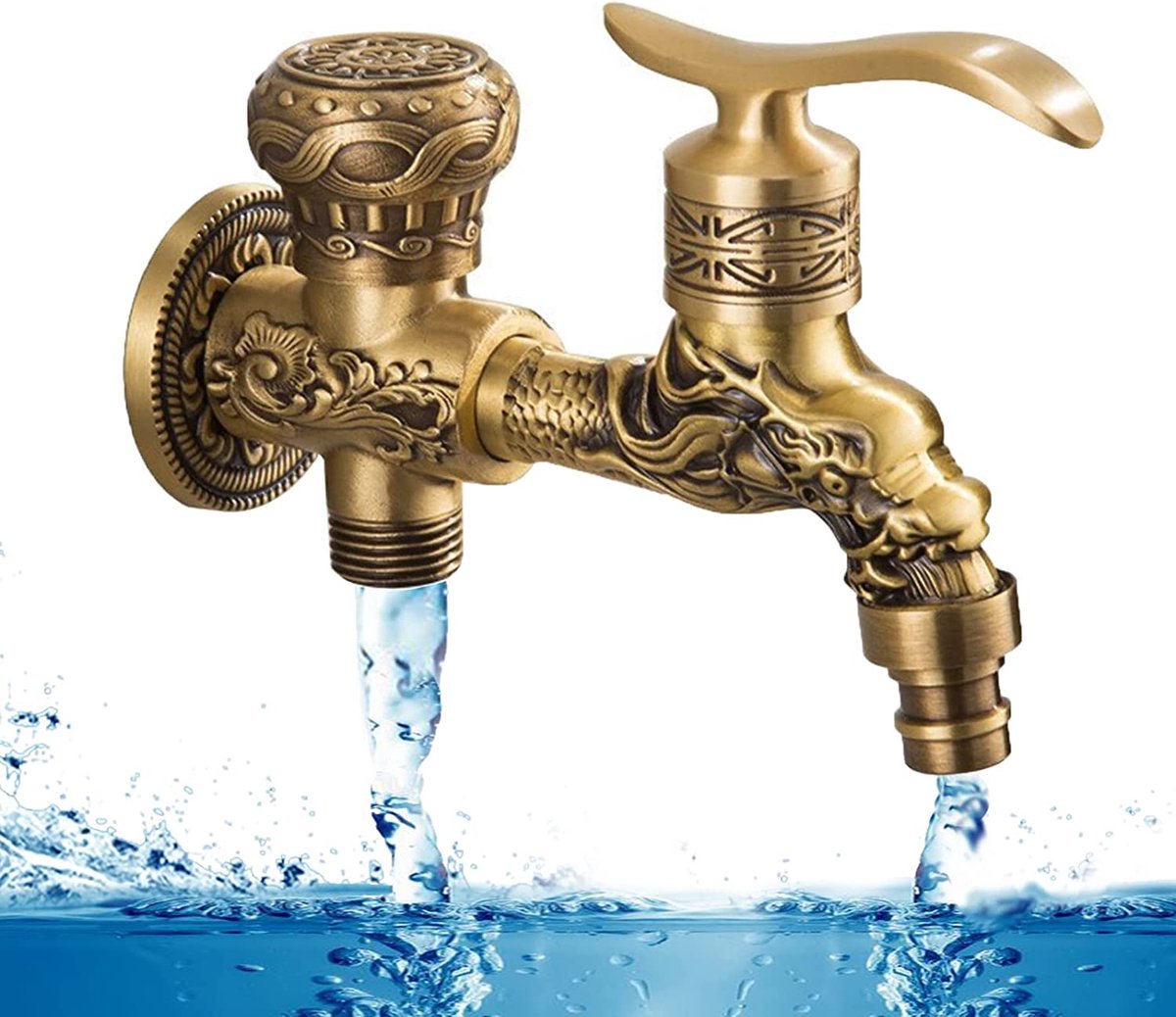 Kogelkraan - Kraanaansluitingvoor Tuin - Wasmachine - Regenton ...