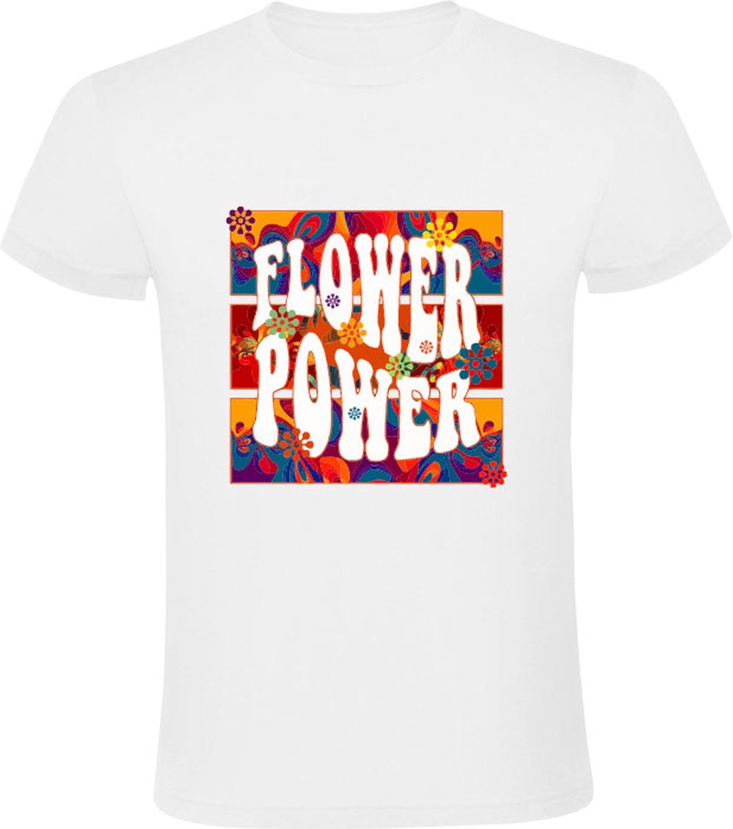 Flower Power Heren T-shirt | Bloemen | Bloemist | Tuinieren | bol