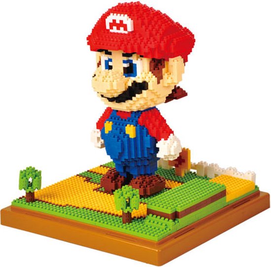 Super Mario Nanoblock Groot - 1701 blocks - Super Mario speelgoed ...
