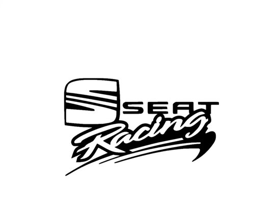 Seat autosticker murrsticker laptopsticker raamsticker zwart | bol.com