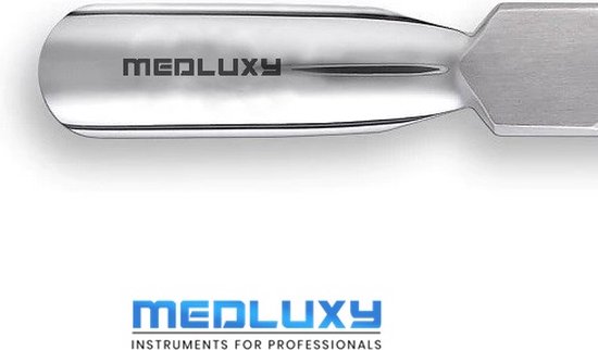 MEDLUXY Pro - Bokkenpoot - Dubbelzijdig [cuticle pusher, Nagelriemduwer ...