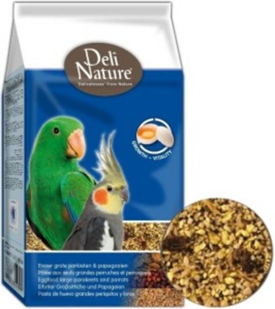 Deli Nature Eivoer Parkiet en Papegaai 800 gr | bol