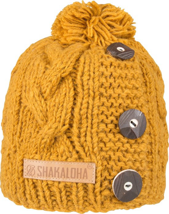 Shakaloha Gebreide Wollen Muts van Sheep's Wool met polyester fleece ...