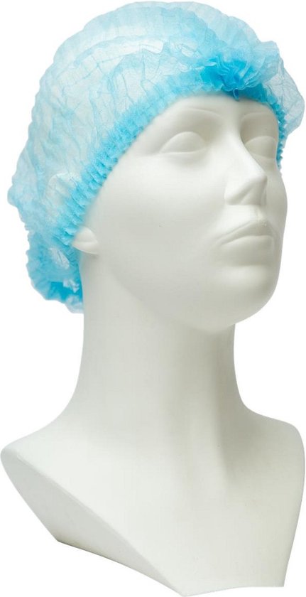 Baret model wokkel - Haarnetjes - blauw - 100 stuks | bol