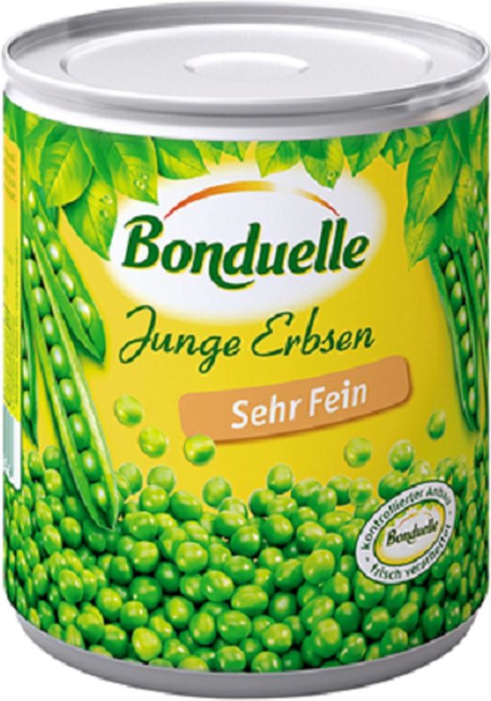 Bonduelle Jonge Erwten zeer fijn - 6 x 850 ml vouwdozen | bol